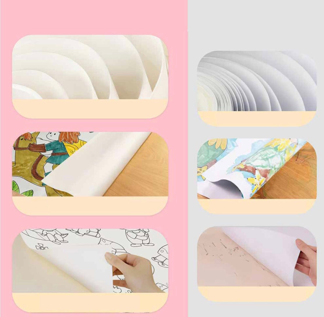 Sticky Colouring Poster – Fairytale Land – edu-options