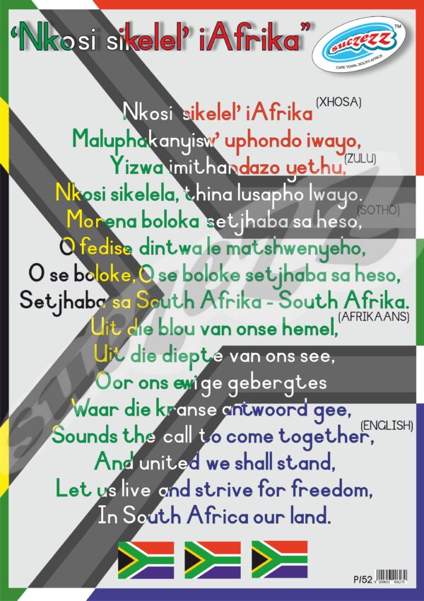 Chart- National Anthem(Xhosa) – edu-options